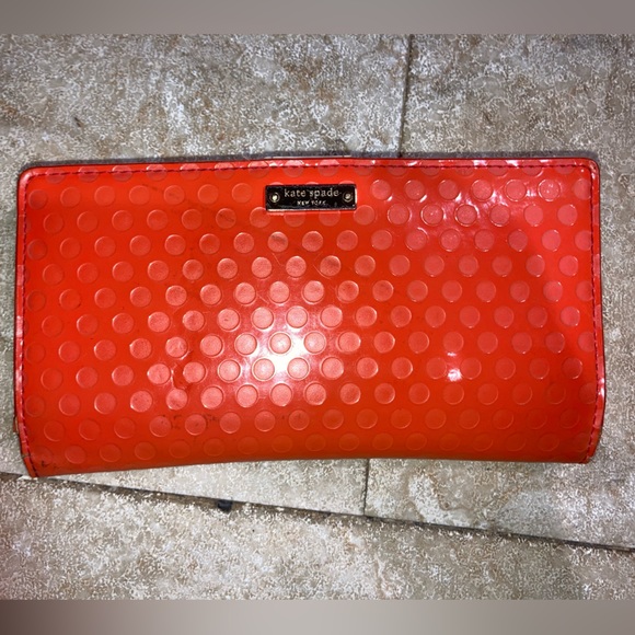 kate spade | Bags | Orange Kate Spade Wallet | Poshmark